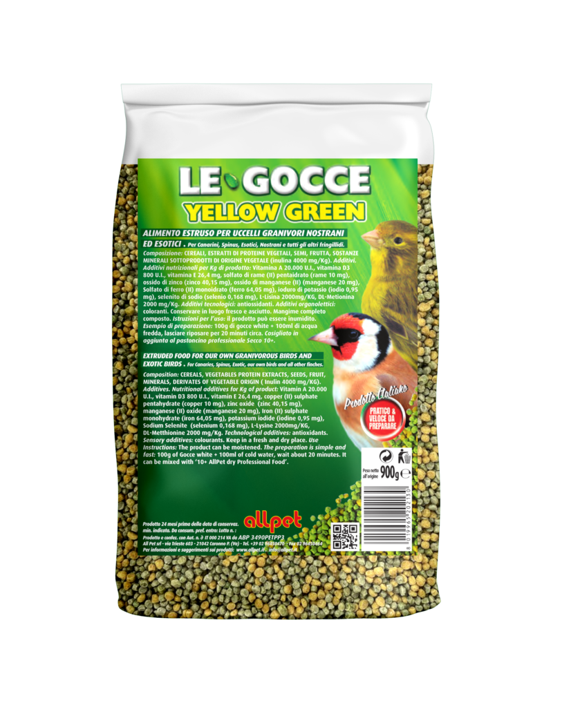 Le Gocce Verde 900gr - All Pet - Alverca Zoo - Loja Online