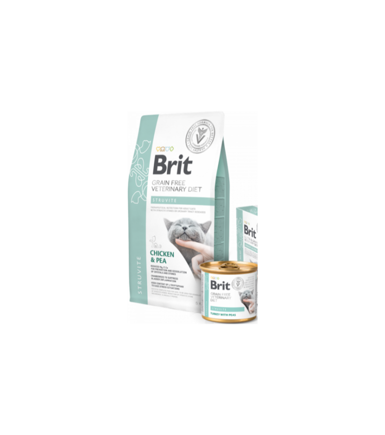 Cat Struvite Frango e Ervilhas (Grain Free) - Brit - Alverca Zoo - Loja ...