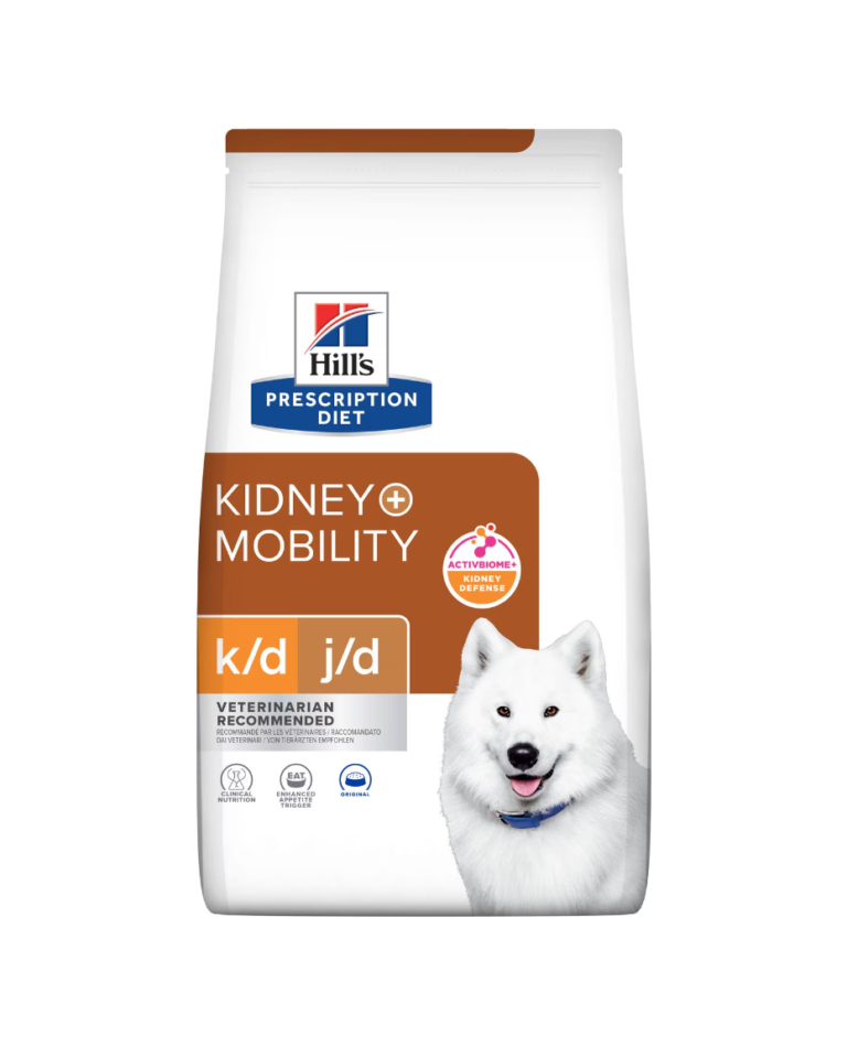 Dog Kidney+ Mobility K/D J/D 12Kg - Hill's - Alverca Zoo - Loja Online