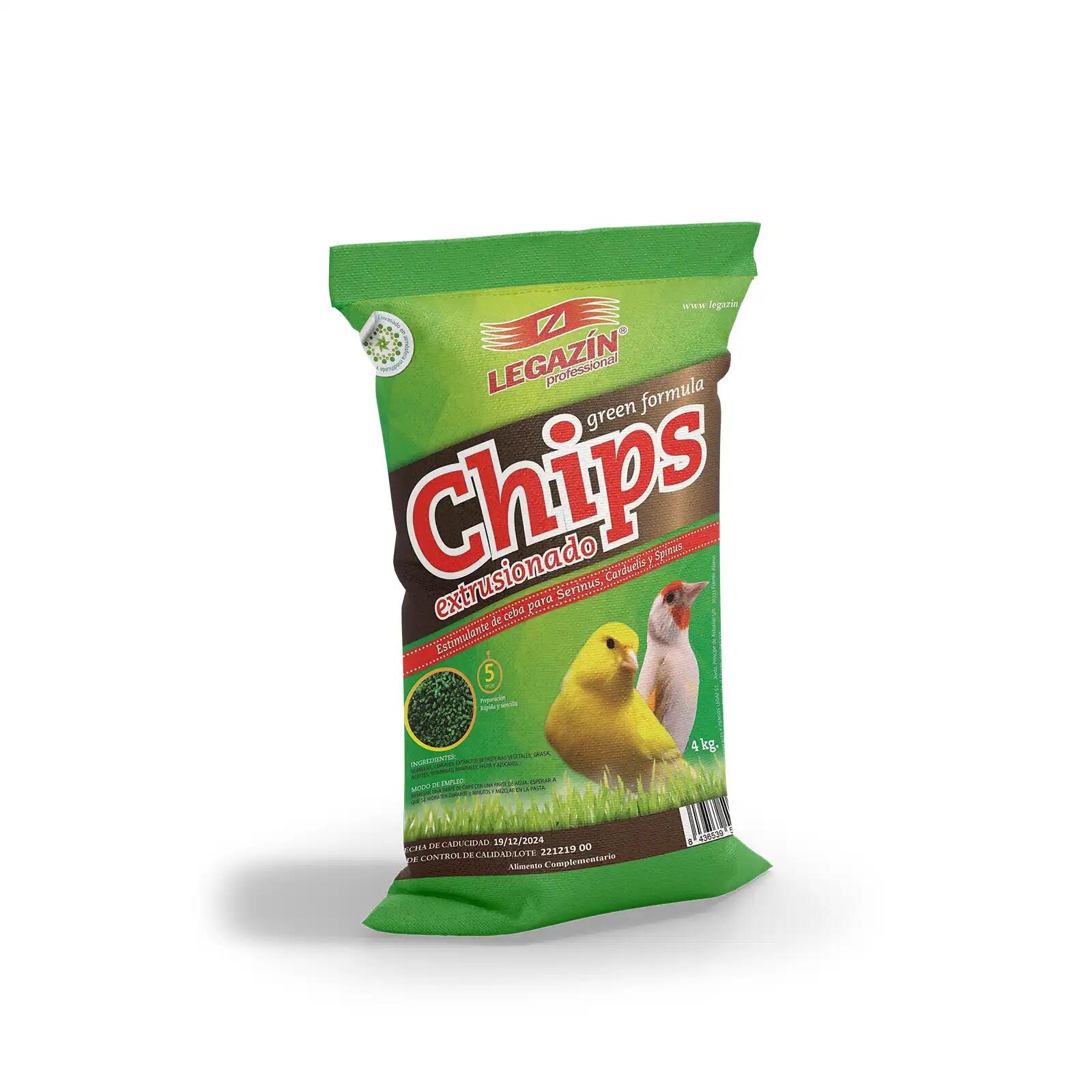 Chips Verde 4Kg - Alverca Zoo - Loja Online